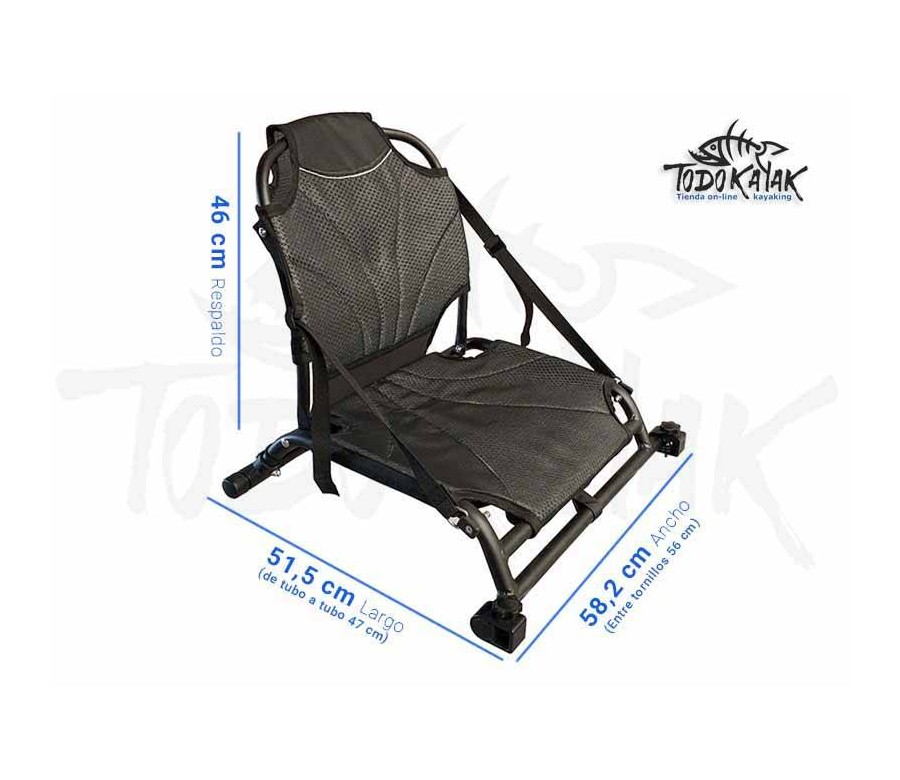 silla aluminio para kayak