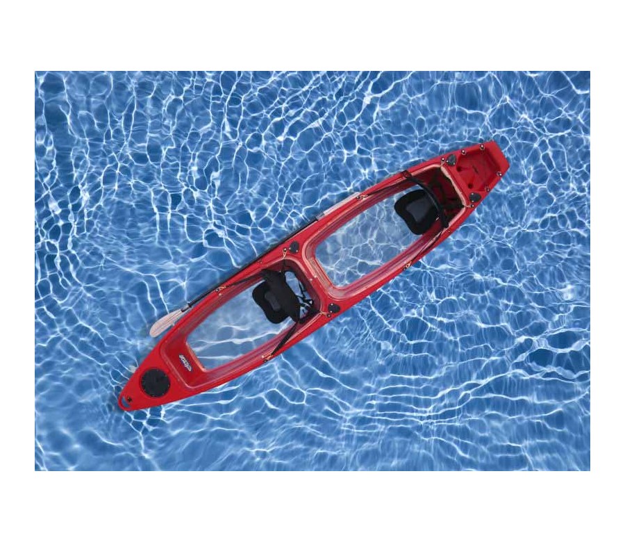 Kayak transparente "Snorkel Tandem"