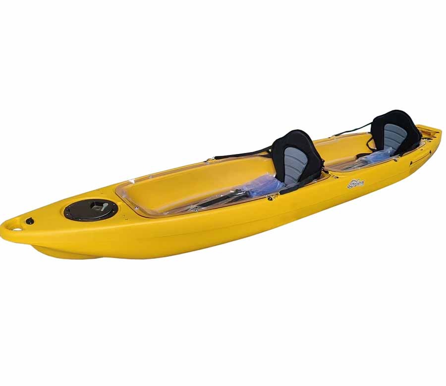 Kayak transparente "Snorkel Tandem"